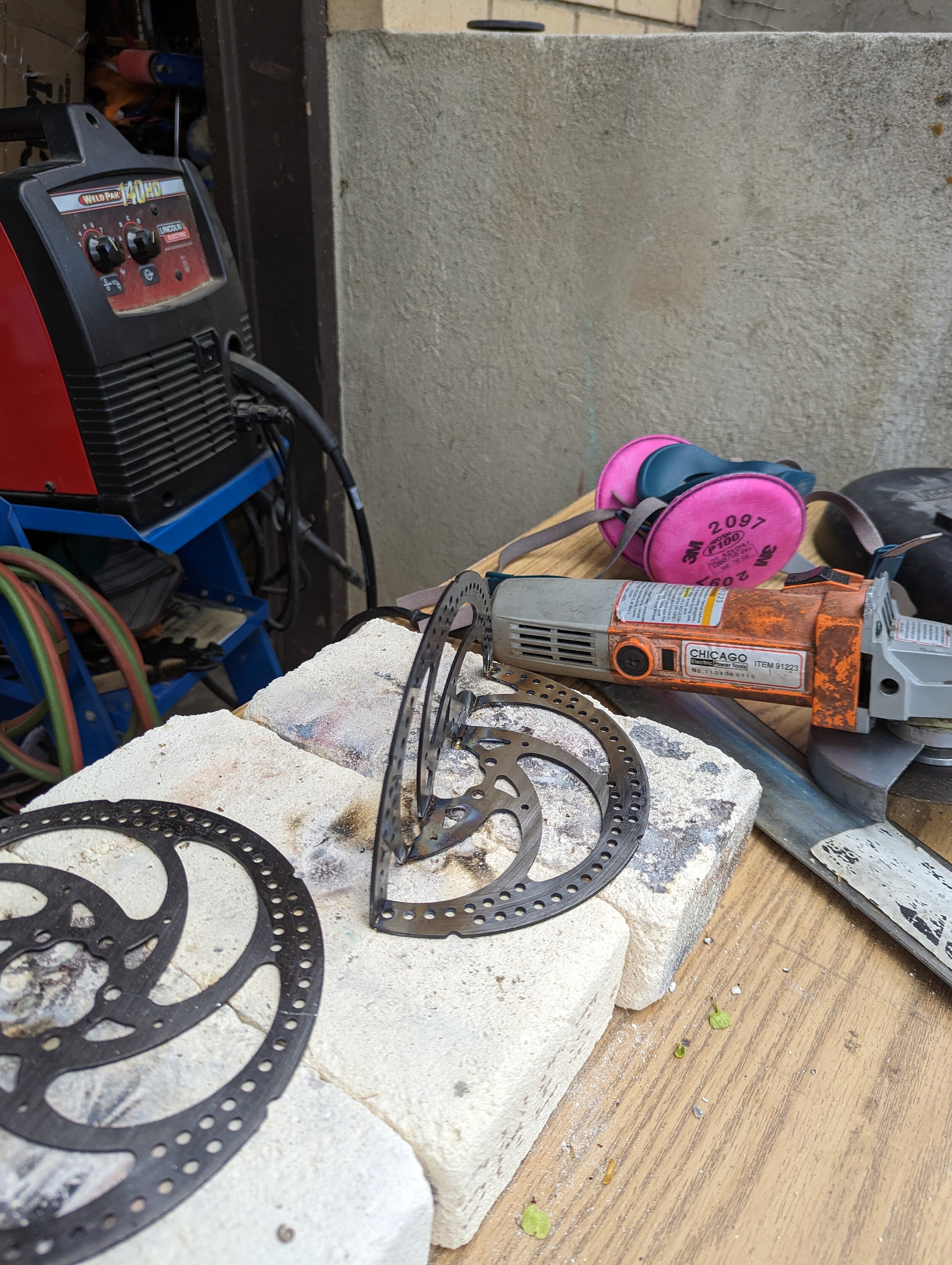 Bookends, Upcycled Bike Parts, Disc Brake, Gift for Cyclist, Pair - Etsy