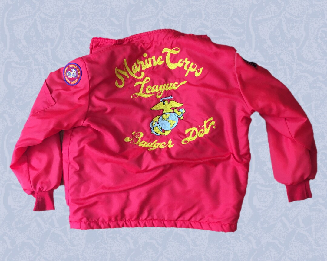 Red USMC Marines Jacket 70s 80s VTG - Etsy