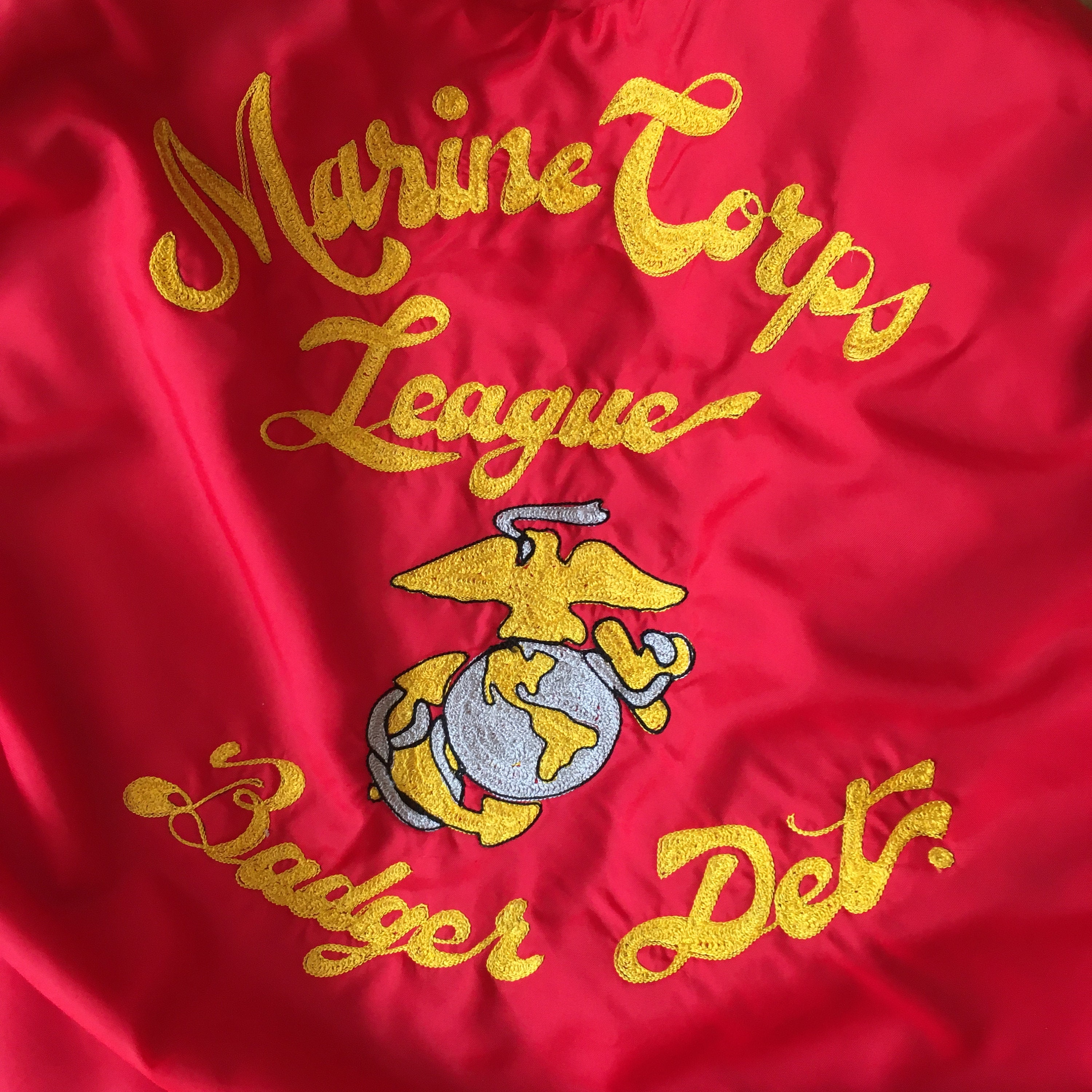 Red USMC Marines Jacket 70s 80s VTG - Etsy