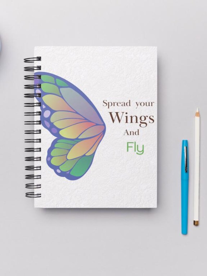 Butterfly Dreams Digital Notebook | Lined Journal for iPad (PDF ...