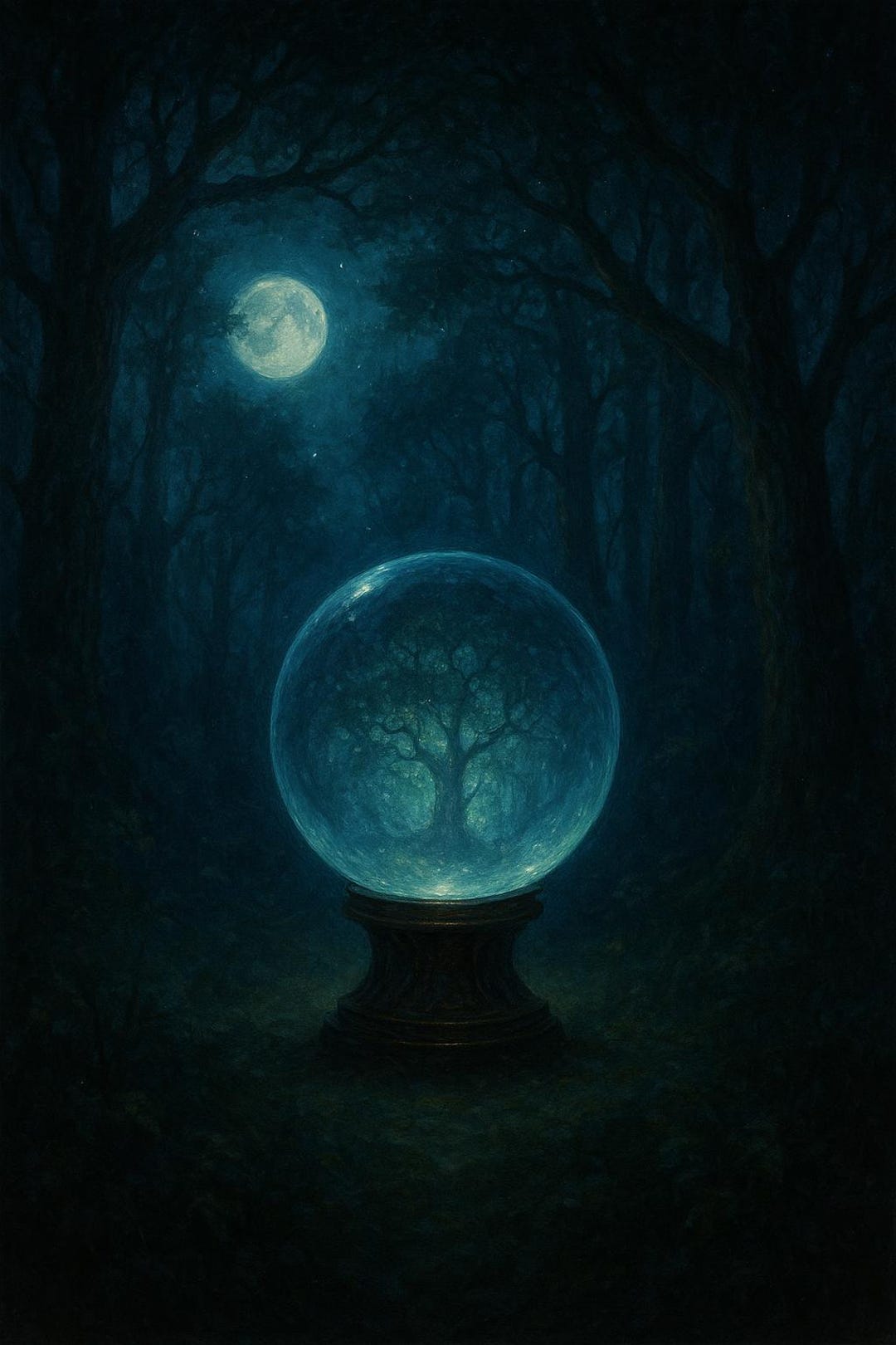Mystic Crystal Ball Wall Art Printable - Etsy