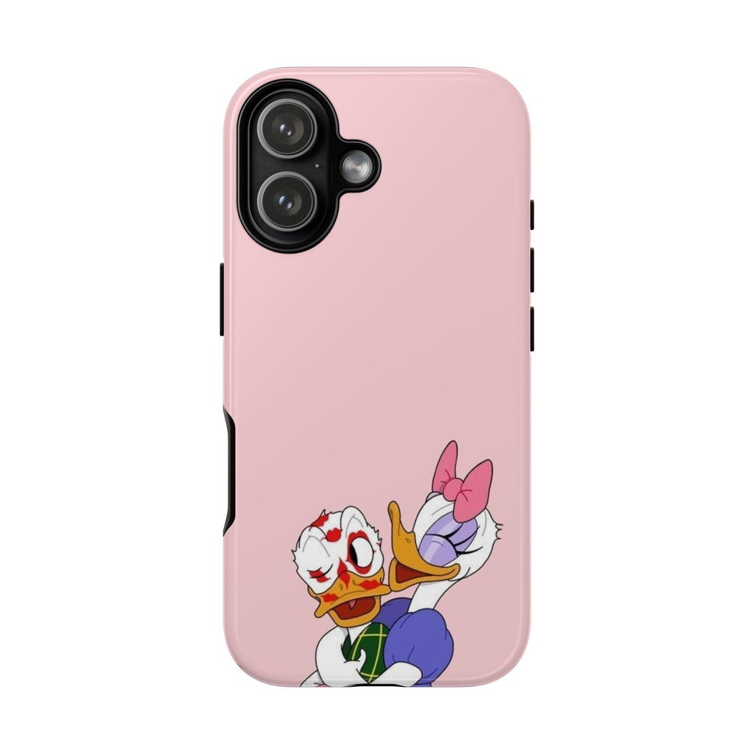 Laughing Daisy Duck Phone Case | Pink Protective Phone Case - Etsy