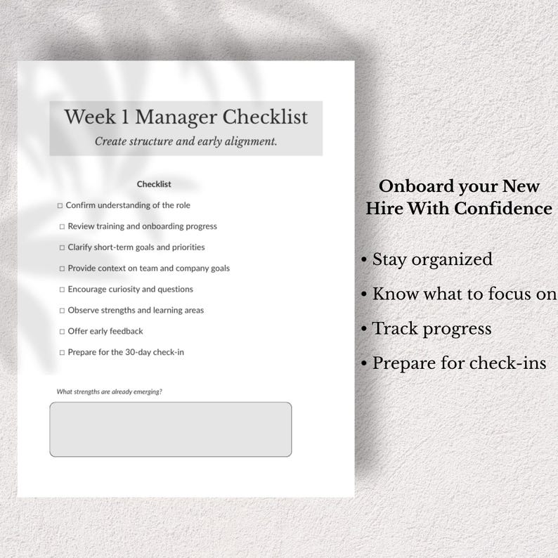 30-60-90 Day Onboarding Checklist for Managers | New-hire Management ...