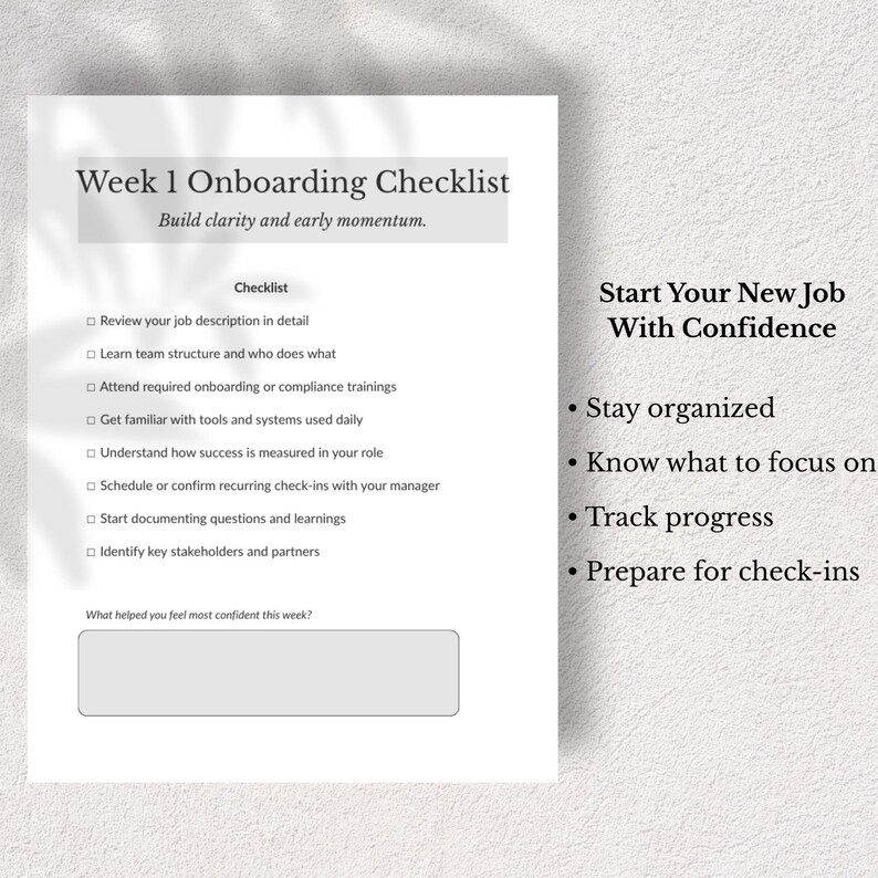 30-60-90 Day Onboarding Checklist for Employees | New Hire First 90 ...