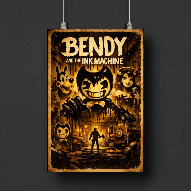 Bendy and the Ink Machine - Etsy