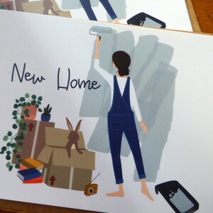 New Home Postcard - Etsy