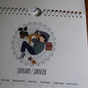 2024 Calendar. House Rabbit Calendar. Perfect Christmas Ou Birthday ...