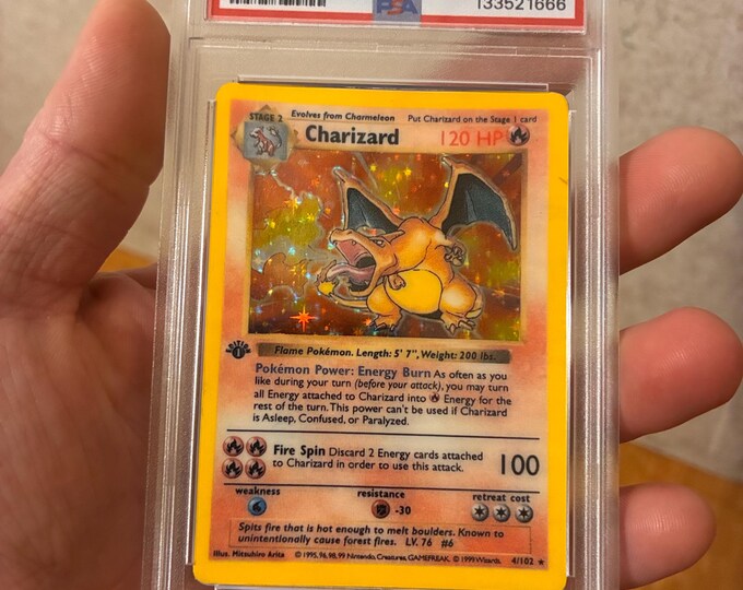 REP CHARIZARD SLAB - Etsy