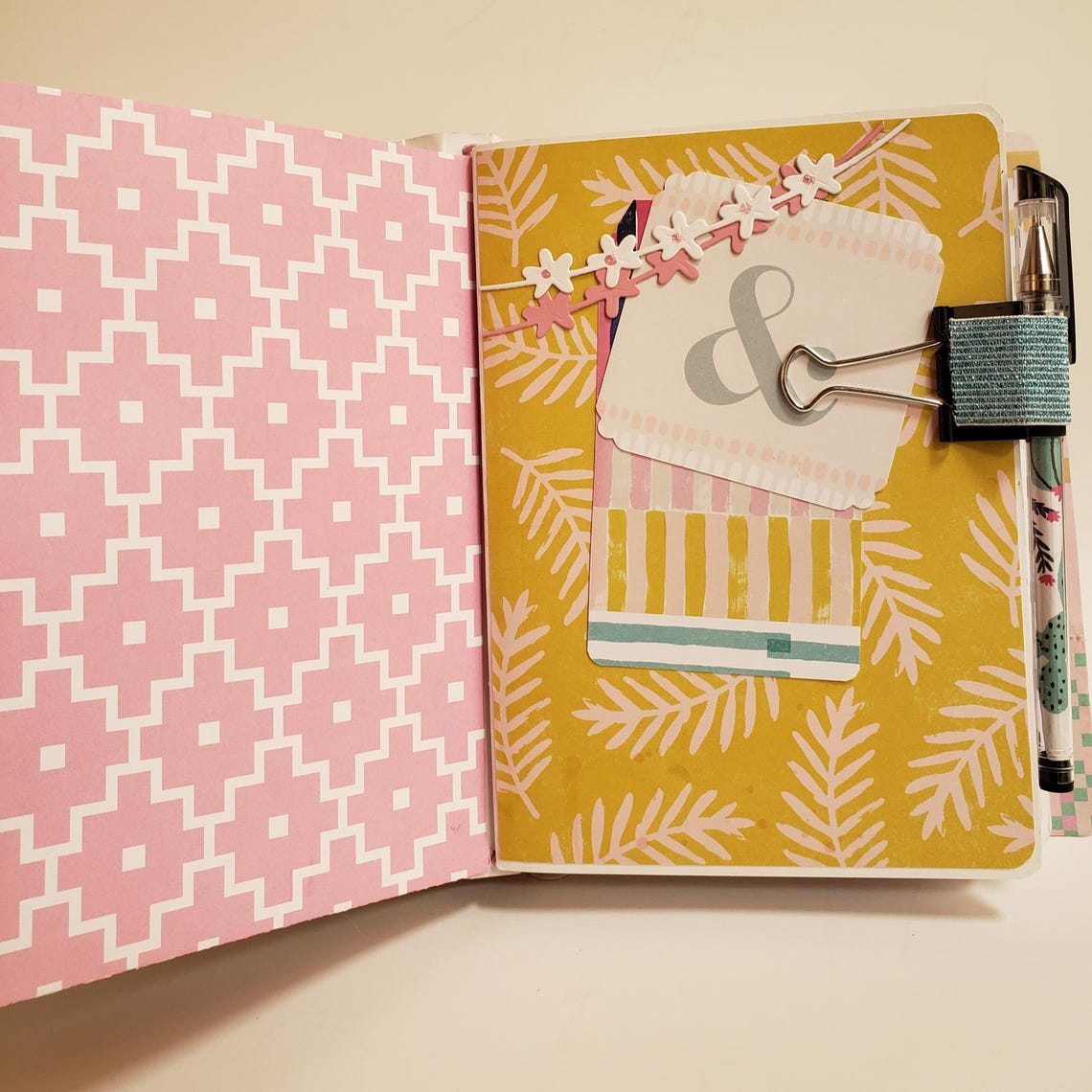 Journal Planner Notebook Handcrafted Travelers Notebook Good Vibes ...