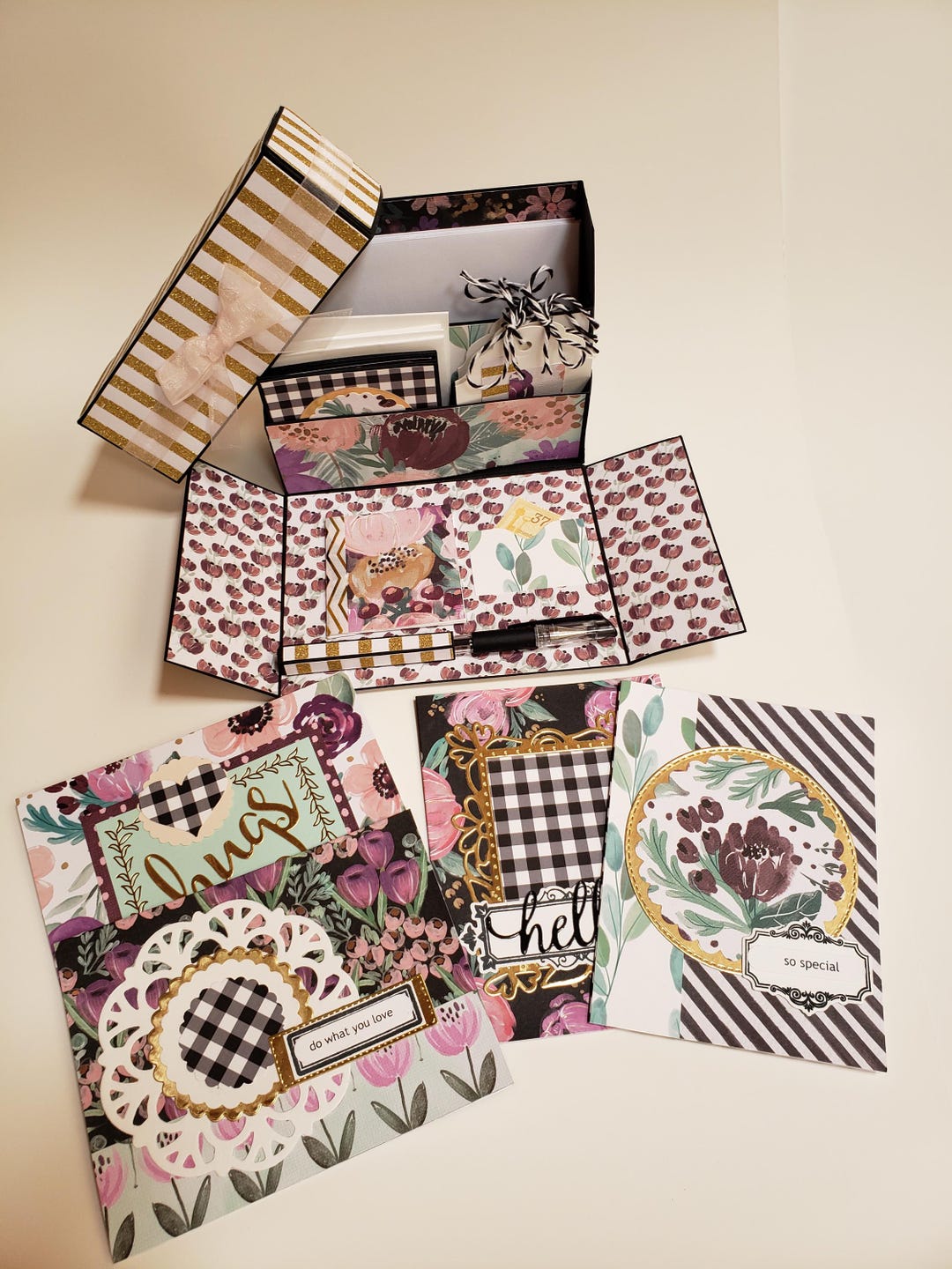 Stationary Box Greeting Cards Note Cards and Tags All Occasion ...