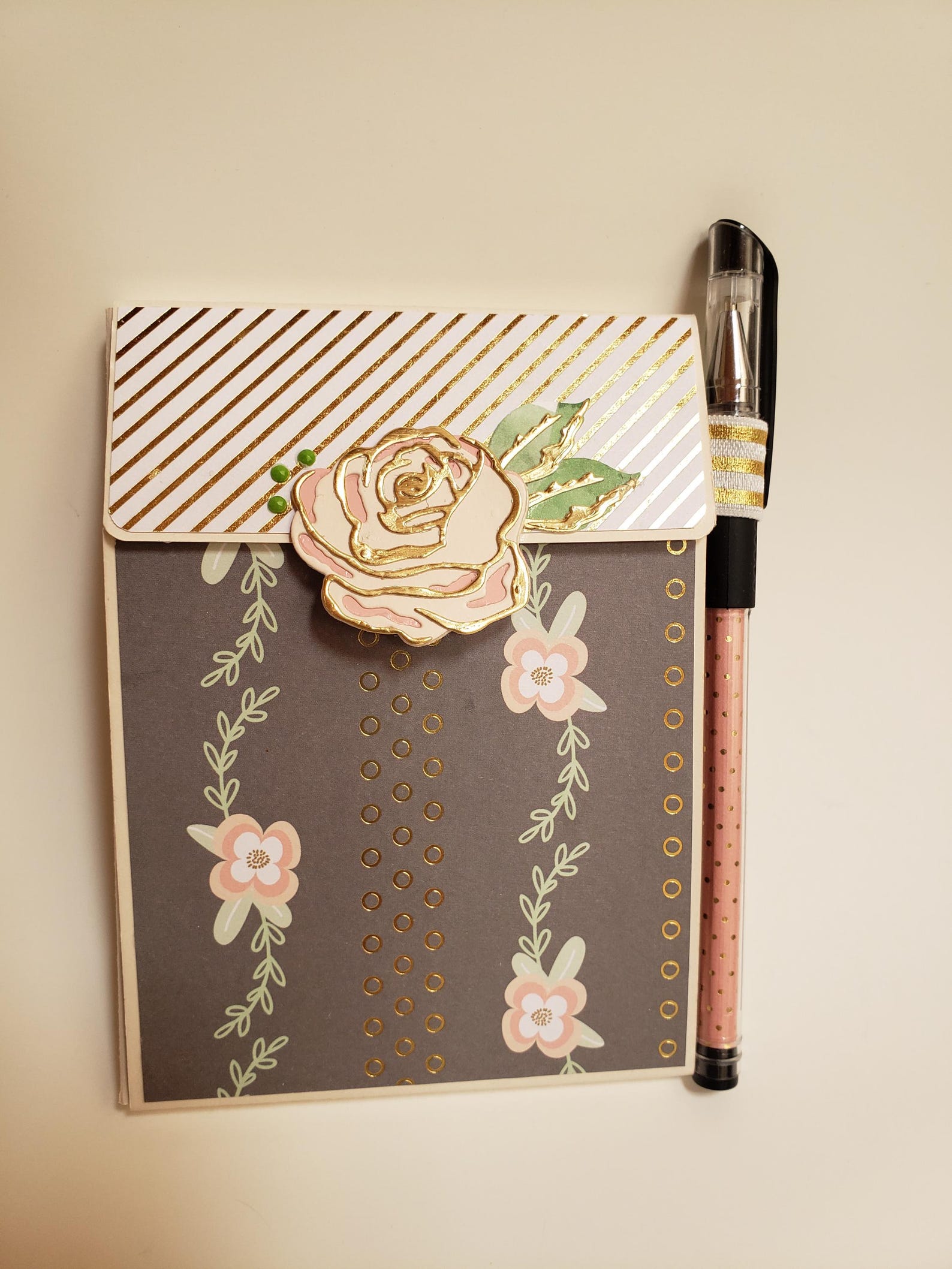 Flip Out Notepad With Pen Handmade Cute and Compact - Etsy