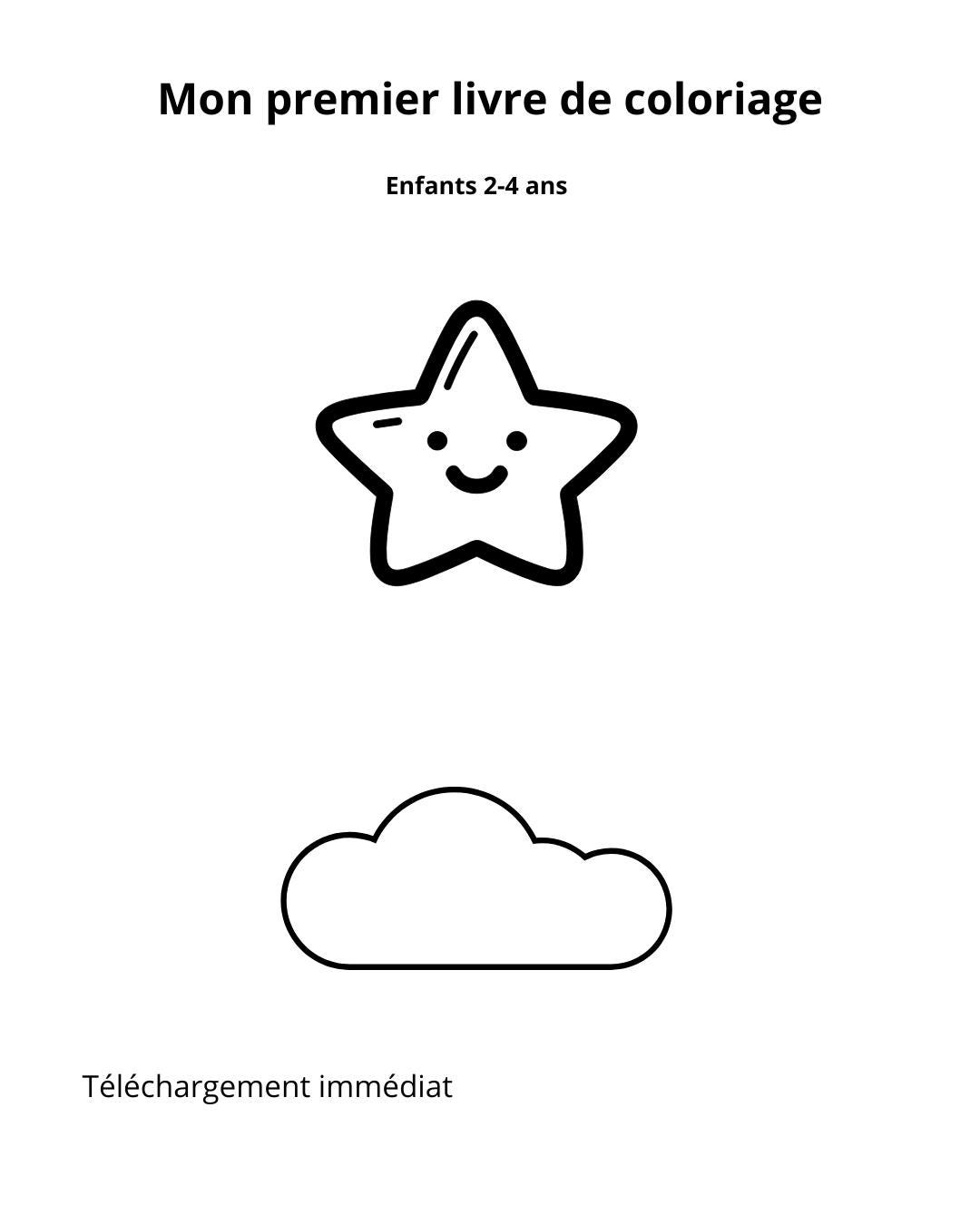 Children's Coloring Book for Ages 2-4 (PDF Printable) - Educational ...
