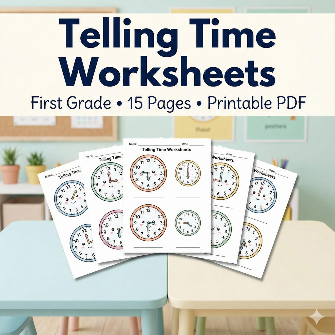 Printable Clock Pages 15 , Telling Time Learning Activities, Preschool ...