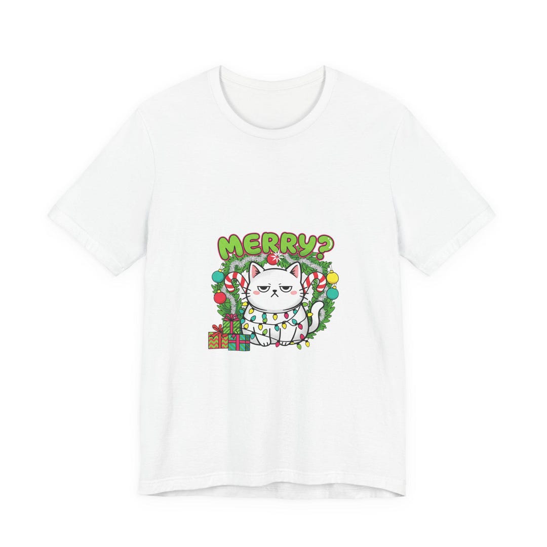 Grumpy Cat Christmas Tee | Funny Ugly Holiday Sweater - Etsy