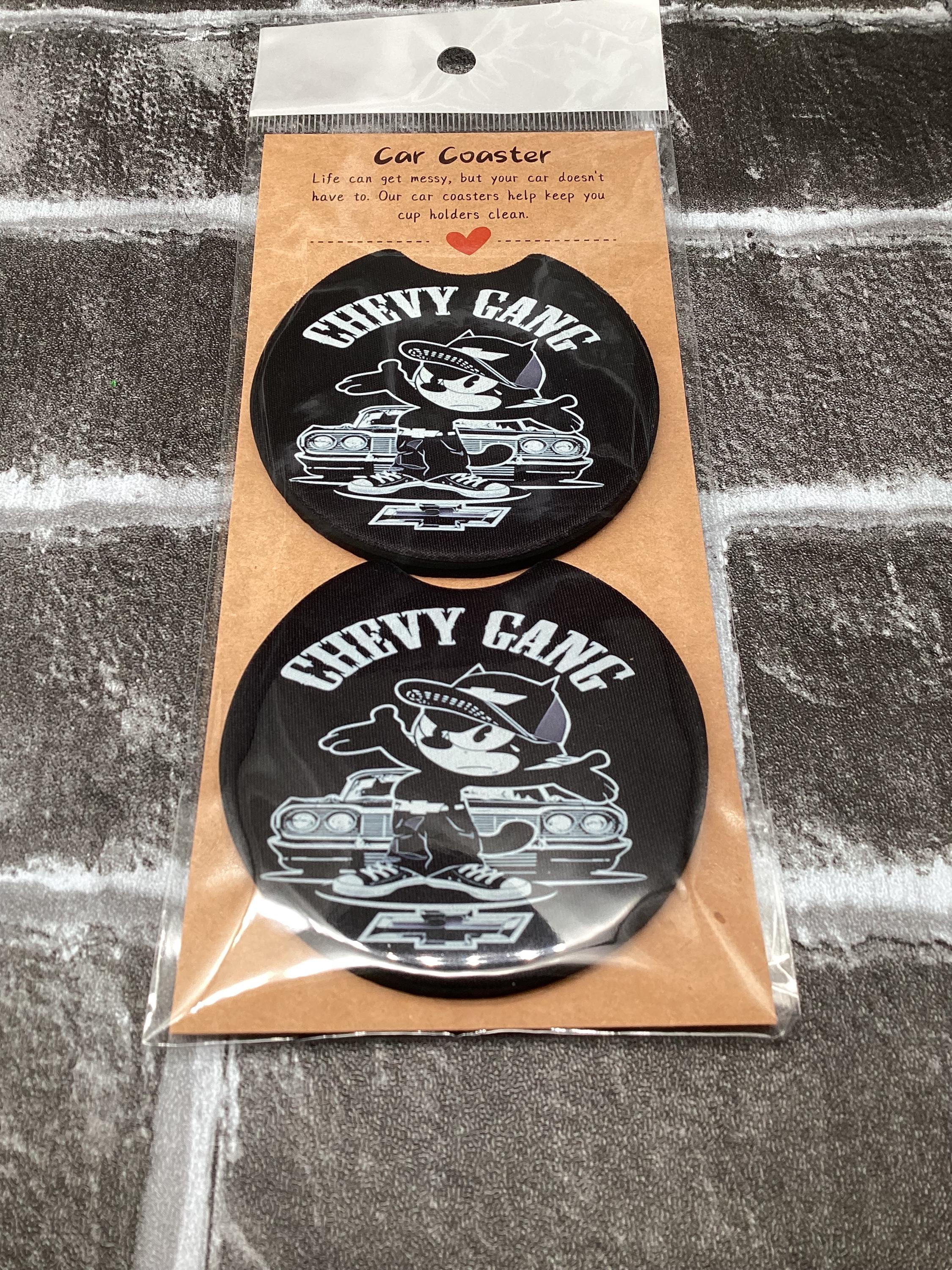 Felix the Cat Chevy Gang Car Coasters - Etsy