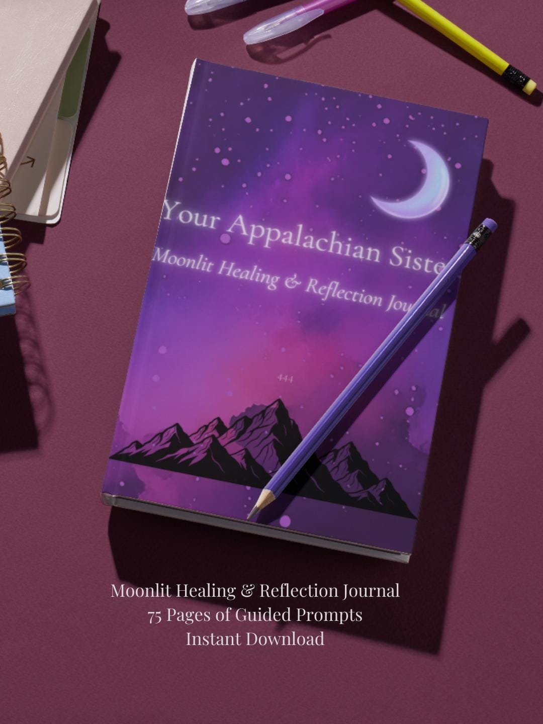 Digital Journal Printable, Guided Self Reflection Journal, Instant ...