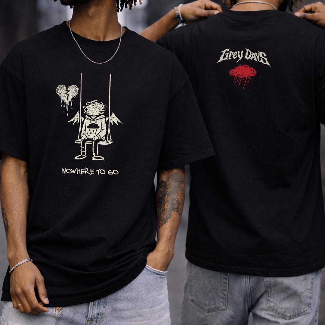 Nowhere to Go Sadcore Mental Health Art Unisex Garment-dyed T-shirt - Etsy