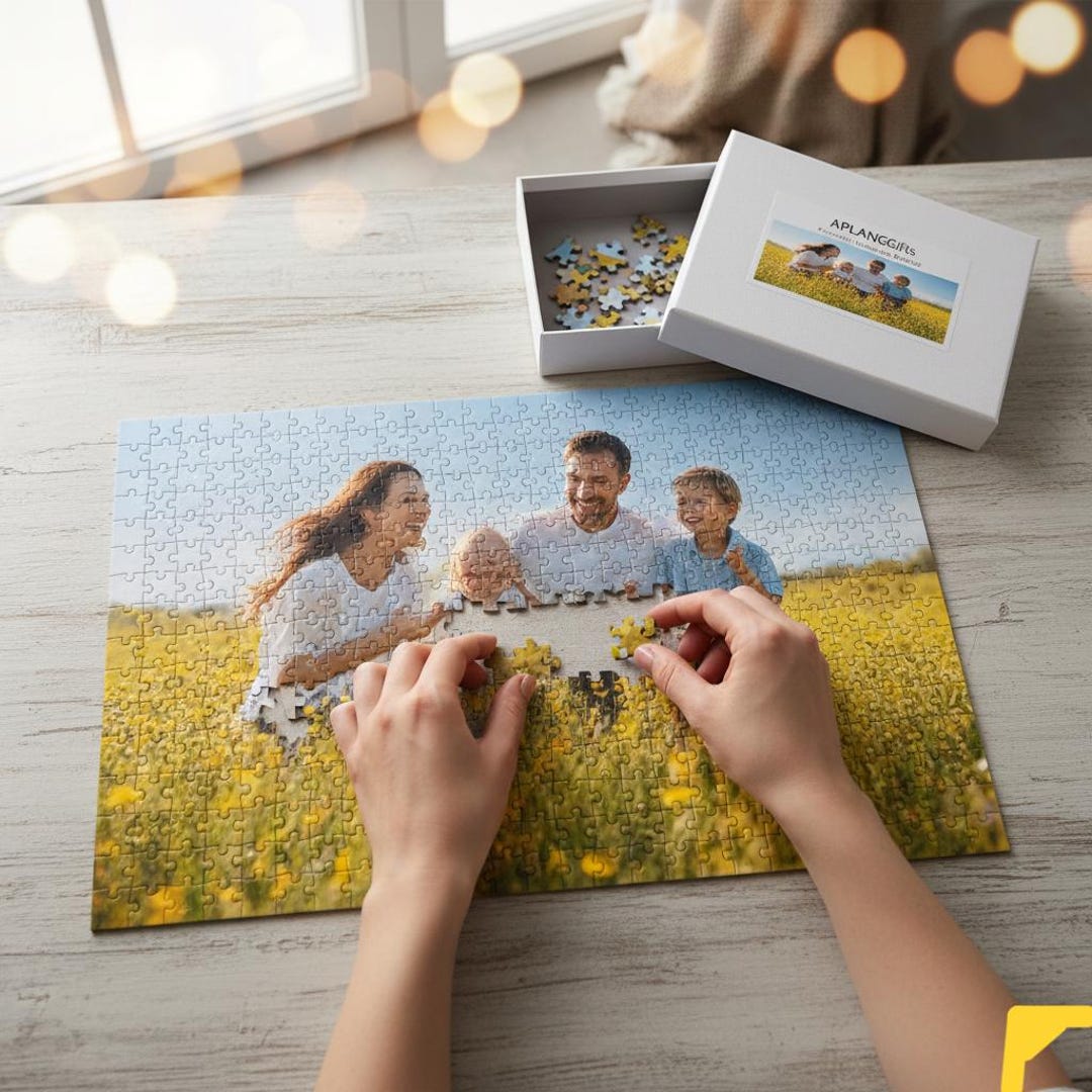 Personalized Photo Puzzle, Custom Jigsaw for Adults Kids, 35 300 500 ...