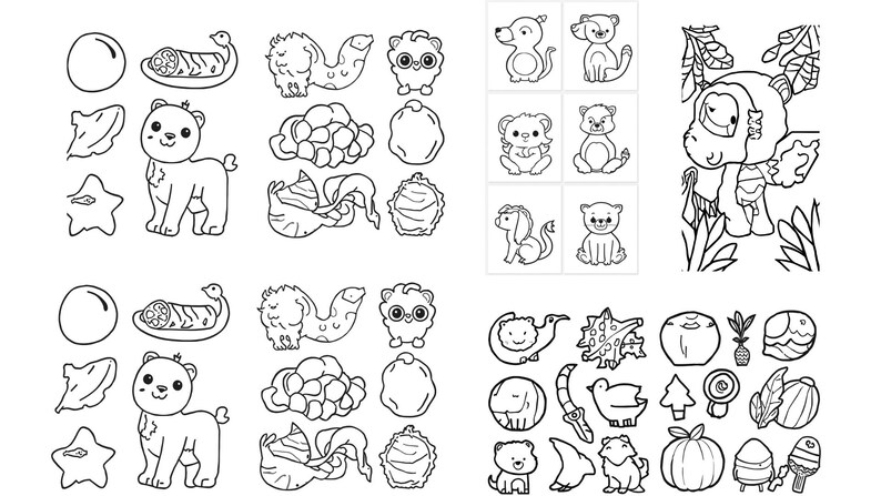 80 Ready-to-color Shapes for Kids – Printable Coloring Pages | Simple ...