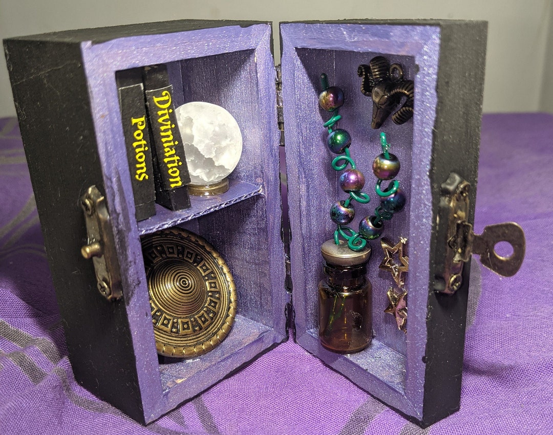 Mini Potions Cabinets herbs Through Time Cabinet Has Tiny Books ...