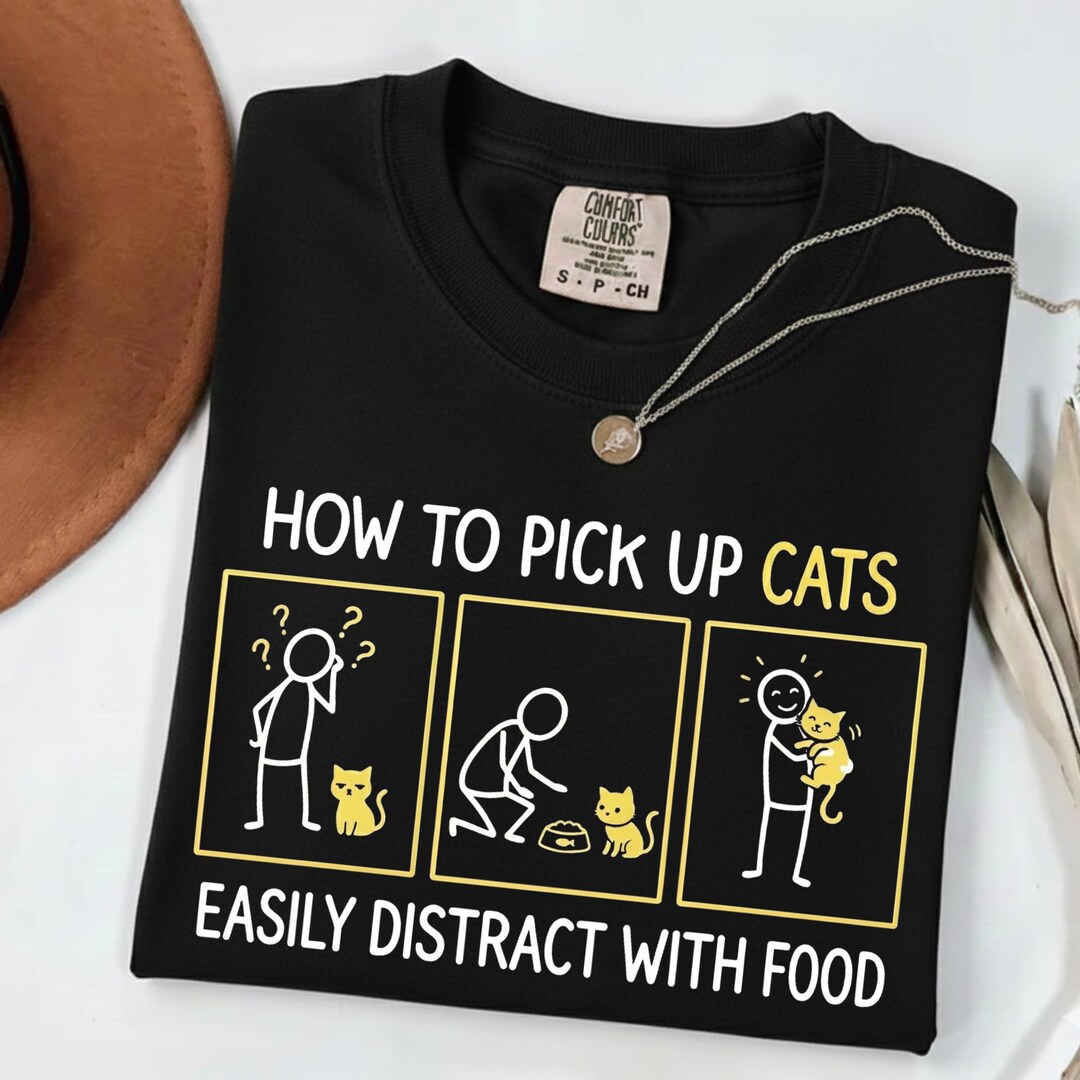 How to Pick up Cats PNG, Funny Cat Instruction Design, Pet Humor ...