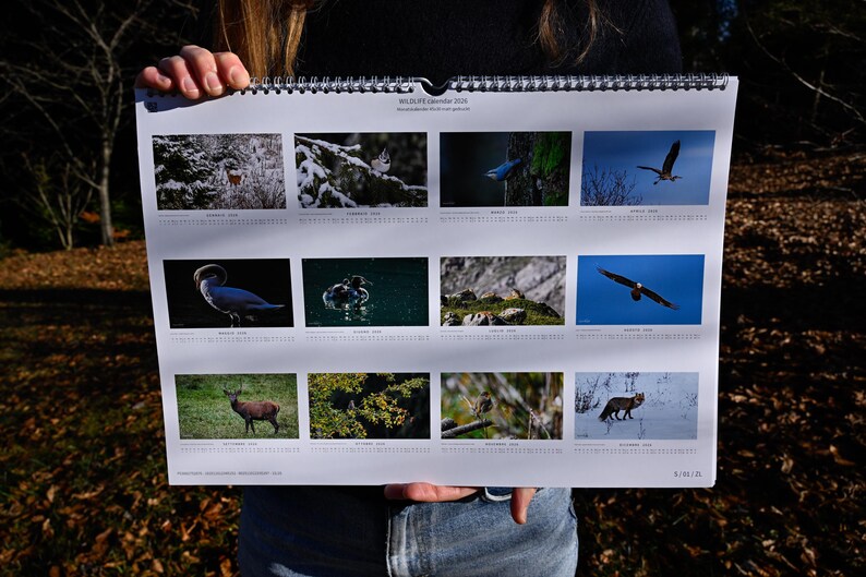 2026 Nature and Wildlife Calendar - Etsy