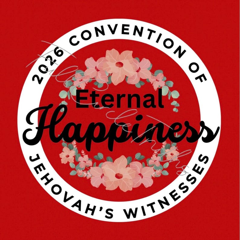 2026 Eternal Happiness Convention Button Pins - JW Convention Souvenir ...