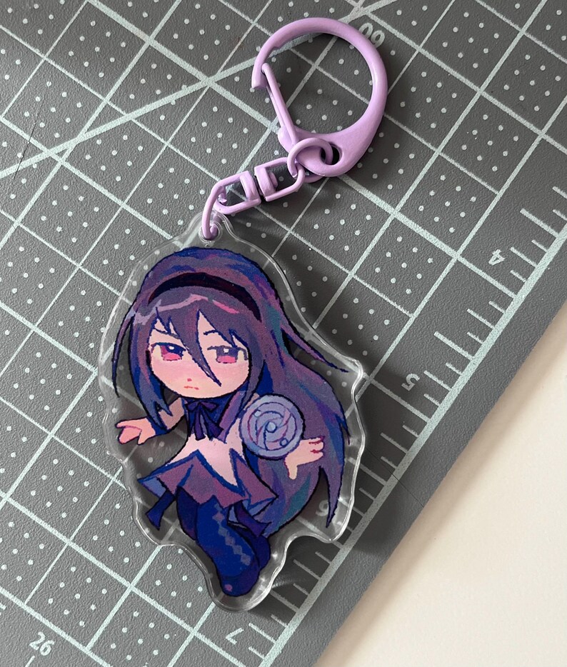 Madoka & Homura 2.5" Acrylic Keychain - Etsy