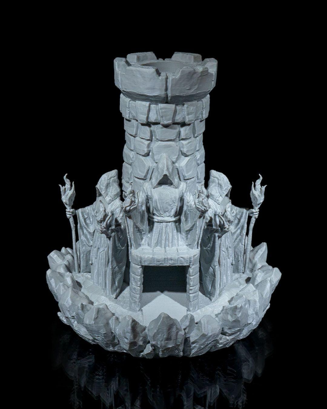 Mad Wizard Dice Tower | D&D Accessories Wizard & Tower | Gift ...
