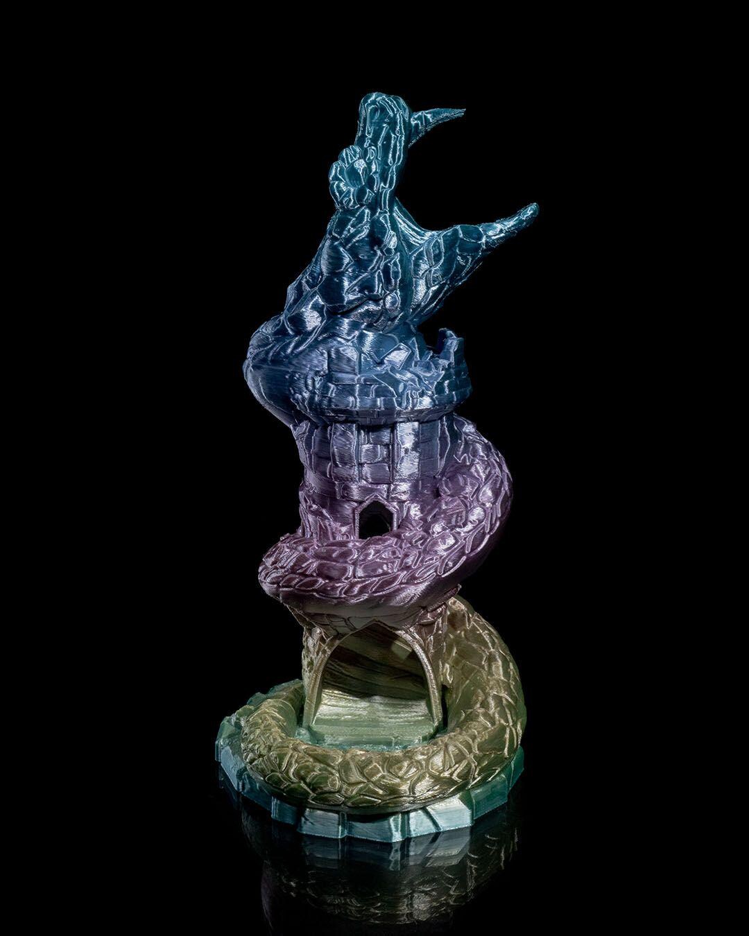 Basilisk Dice Tower | D&D Accessories Snake & Monster | Dungeon Master ...