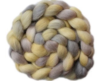 Hand Dyed Roving Norwegian Lustre Wool Spinning Fiber 4.0 Ounces Fluffy ...