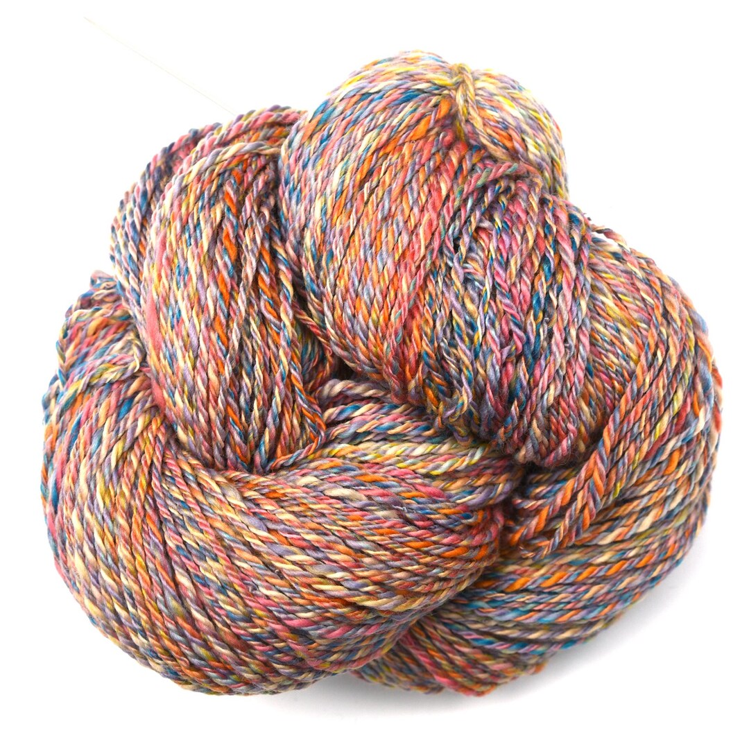 Handspun Yarn, 300 Yards - Merino Wool Yarn, Worsted Weight - Raag ...