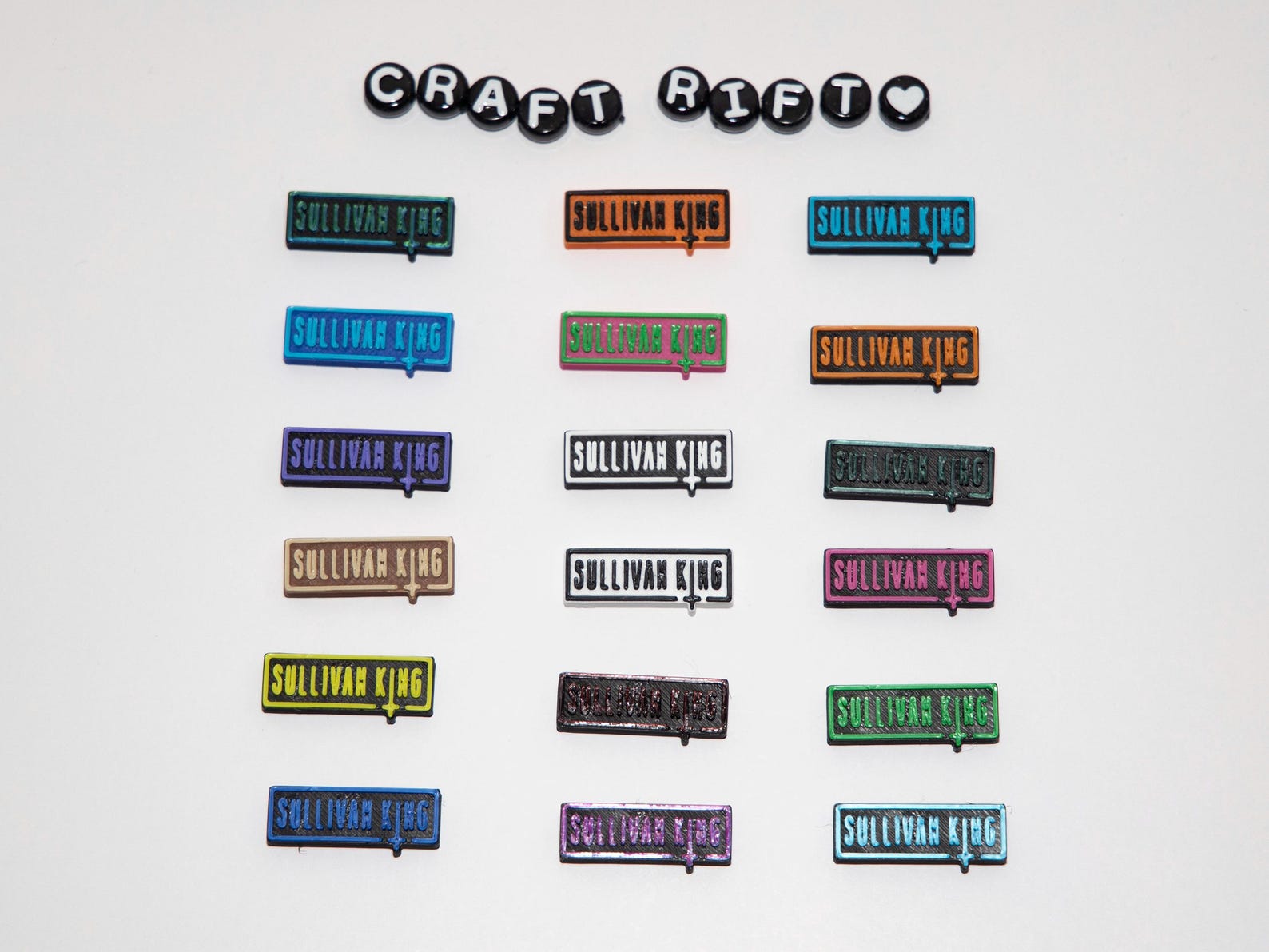 Sullivan King Inspired Kandi Charms - Multiple Colors + Glow in the ...