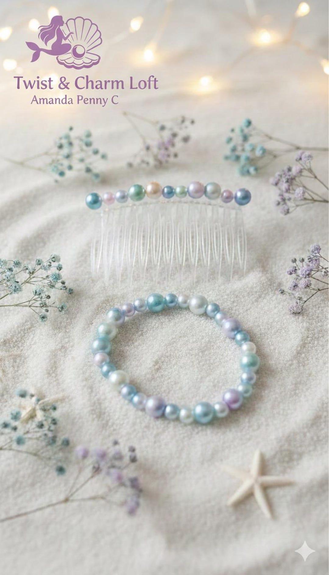 Mermaid Self-love Jewelry Set | Ocean Treasure Collection - Etsy