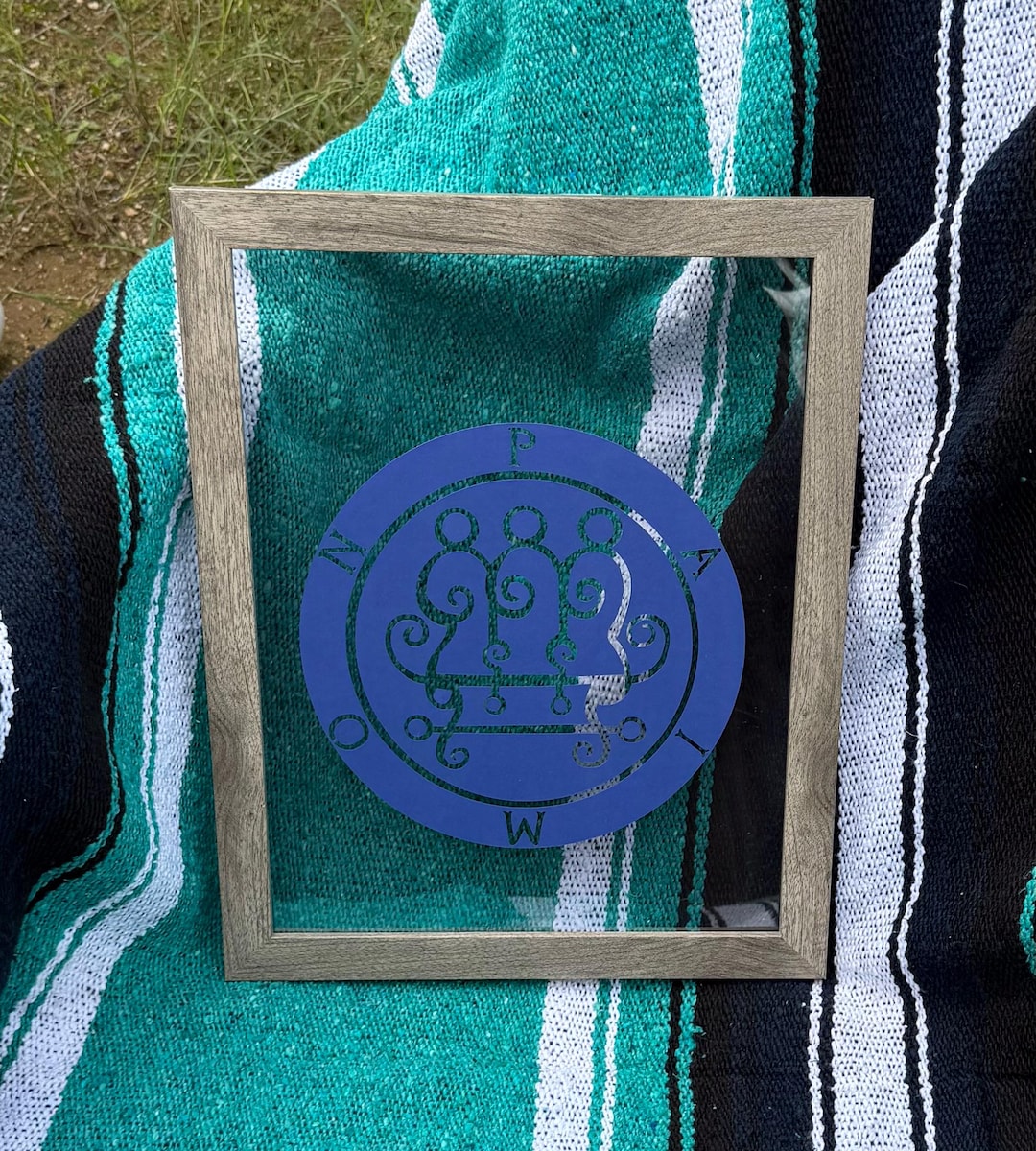 Custom Framed Papercut Art of Hereditary’s Paimon Sigil/seal - Etsy