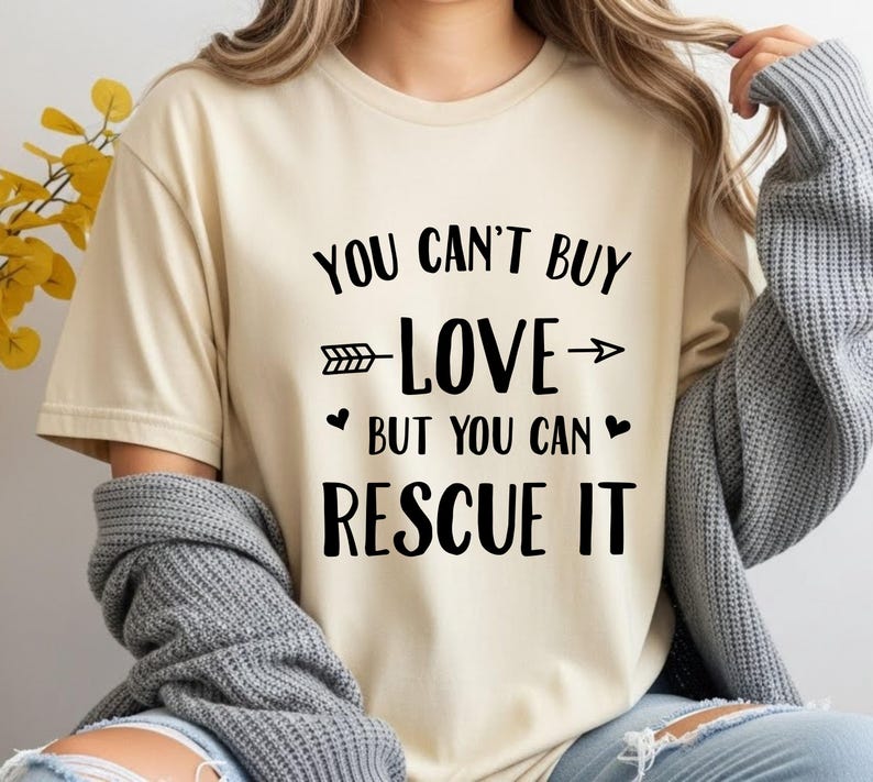 You Can’t Buy Love SVG | Rescue Dog SVG | Adopt Don’t Shop SVG | Animal ...