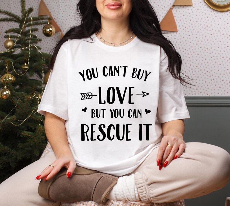 You Can’t Buy Love SVG | Rescue Dog SVG | Adopt Don’t Shop SVG | Animal ...