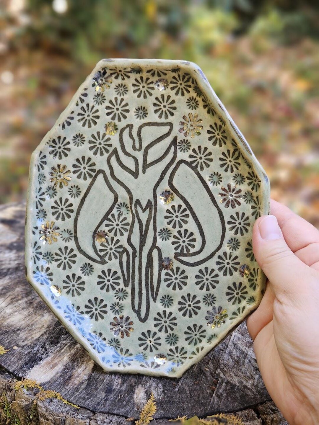 Star Wars Inspired Mandalorian Mythosaur Skull Decorative Dish ...