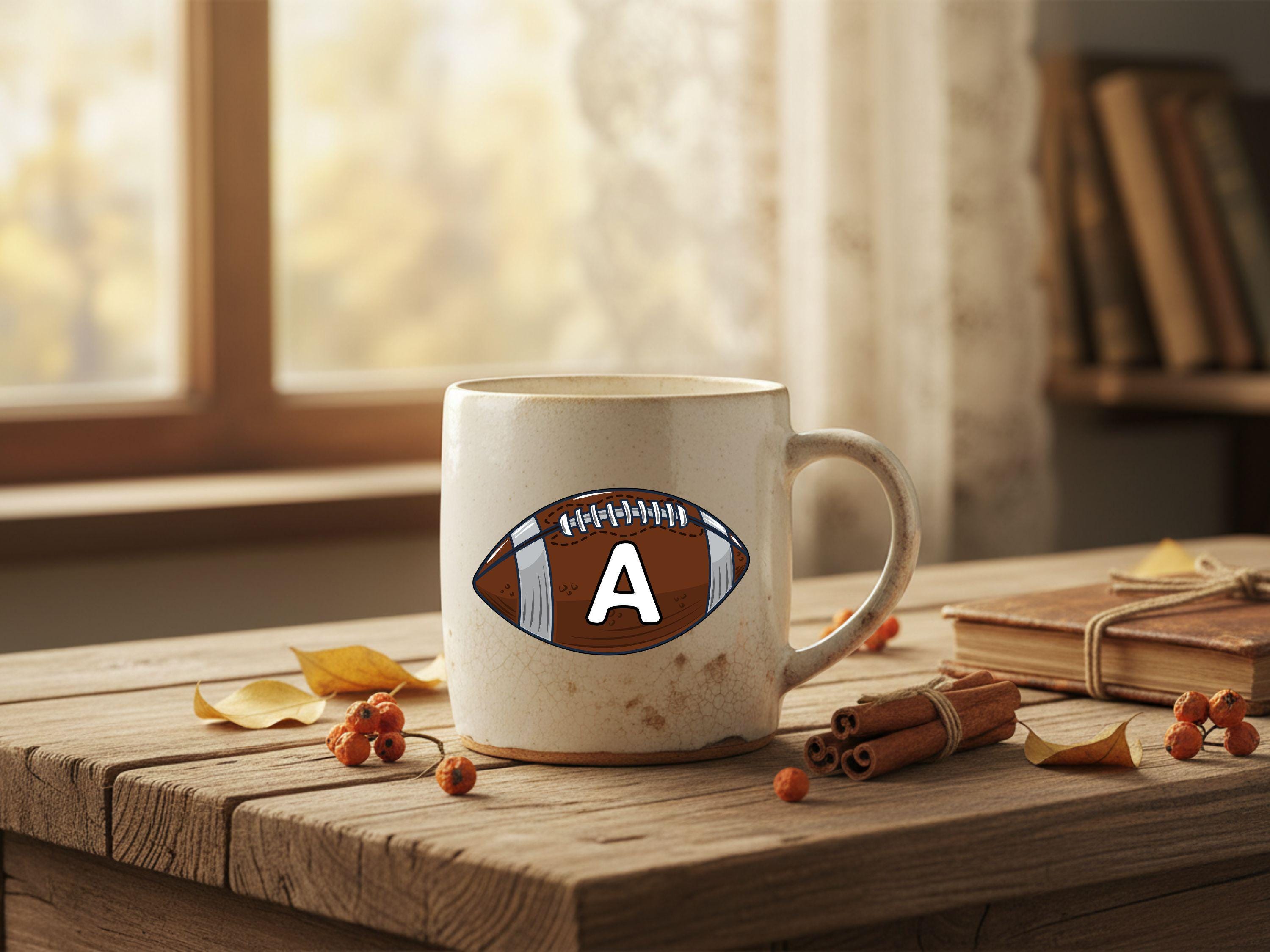 Football Alphabet Png Bundle | Uppercase & Lowercase Letters, Numbers ...