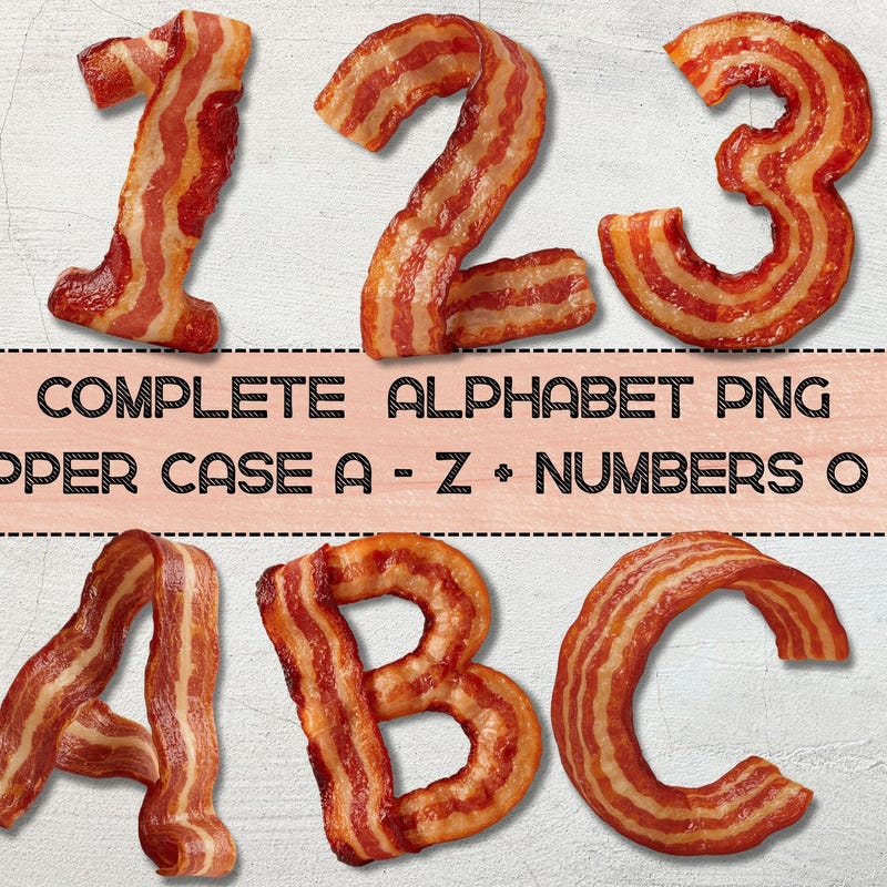 Food Typography Set - Etsy