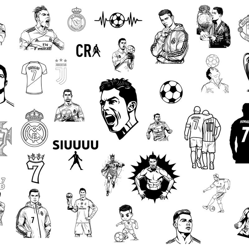 Soccer Character Svg - Etsy
