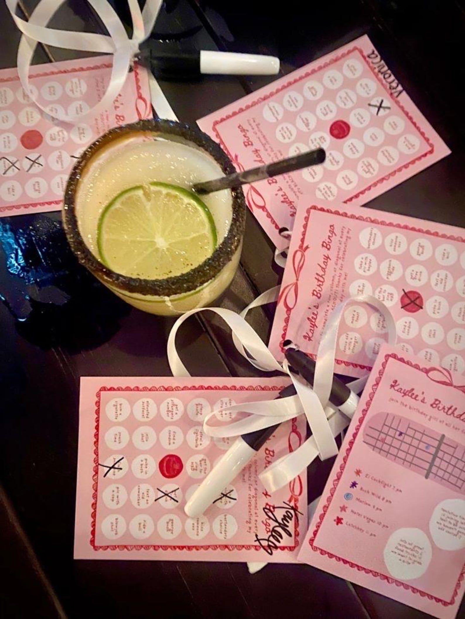 Girls Night Bingo Game – Editable Canva Party Template - Etsy