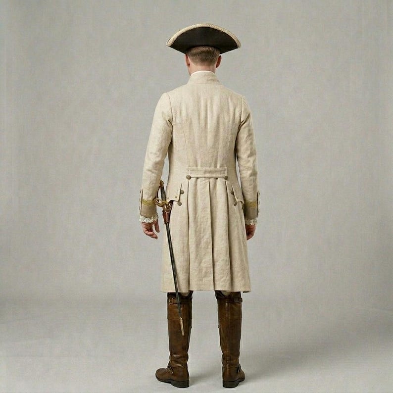 18th Century Colonial Officer Uniform Colonial Revolutionary War ...