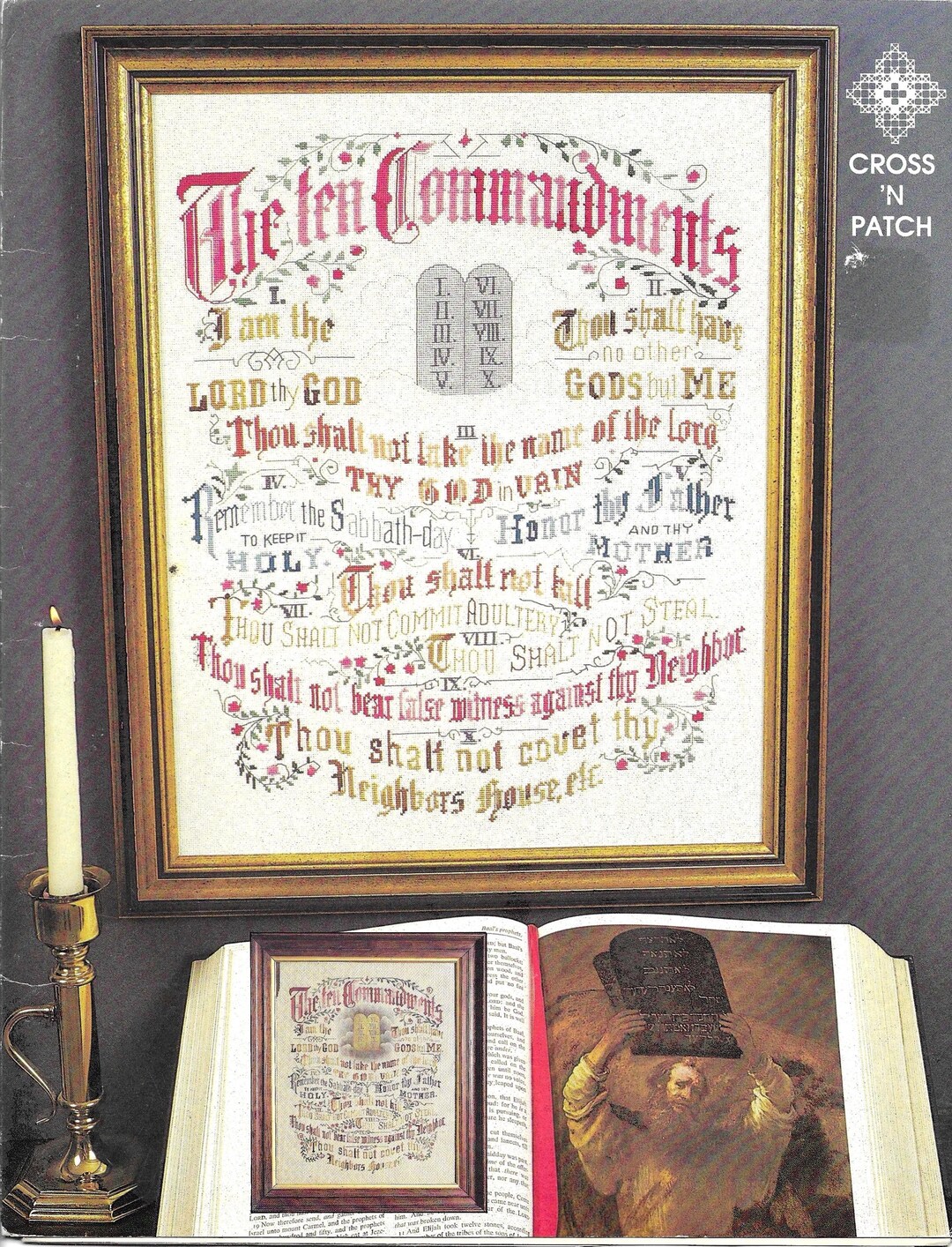 The Ten Commandments Cross Stitch Pattern - Etsy