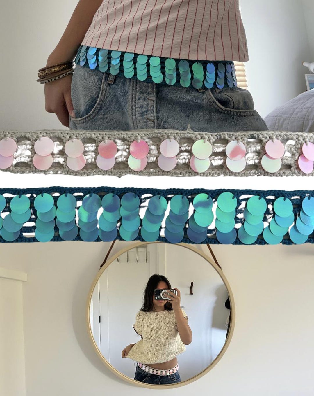 Mirror Belt Crochet Pattern - Etsy
