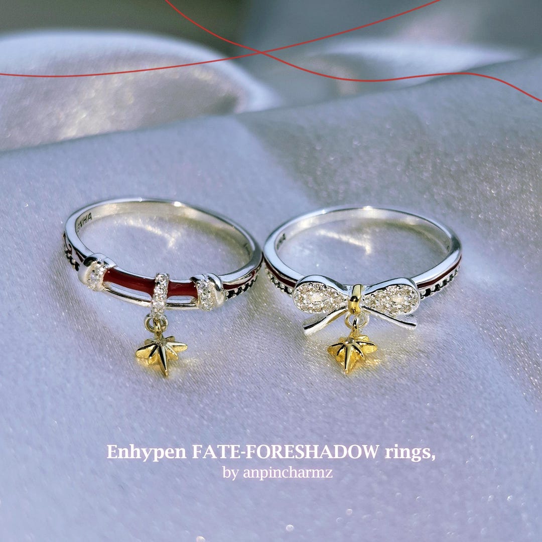 Enhypen Fate X Foreshadow Rings, Enhypen Jewelry, Enha Engene - Etsy