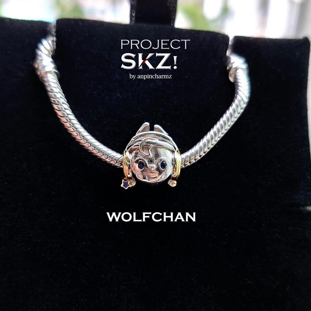 PROJECT SKZ Wolfchan Skzoo Jewelry Charm, Stray Kids Bangchan Jewelry ...