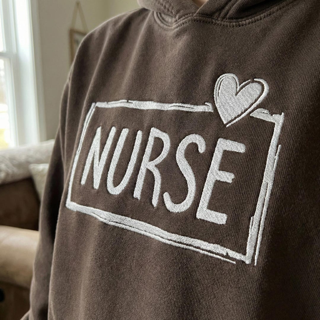Nurse Embroidery Design | Nurse Love Heart Frame | Medical Machine ...