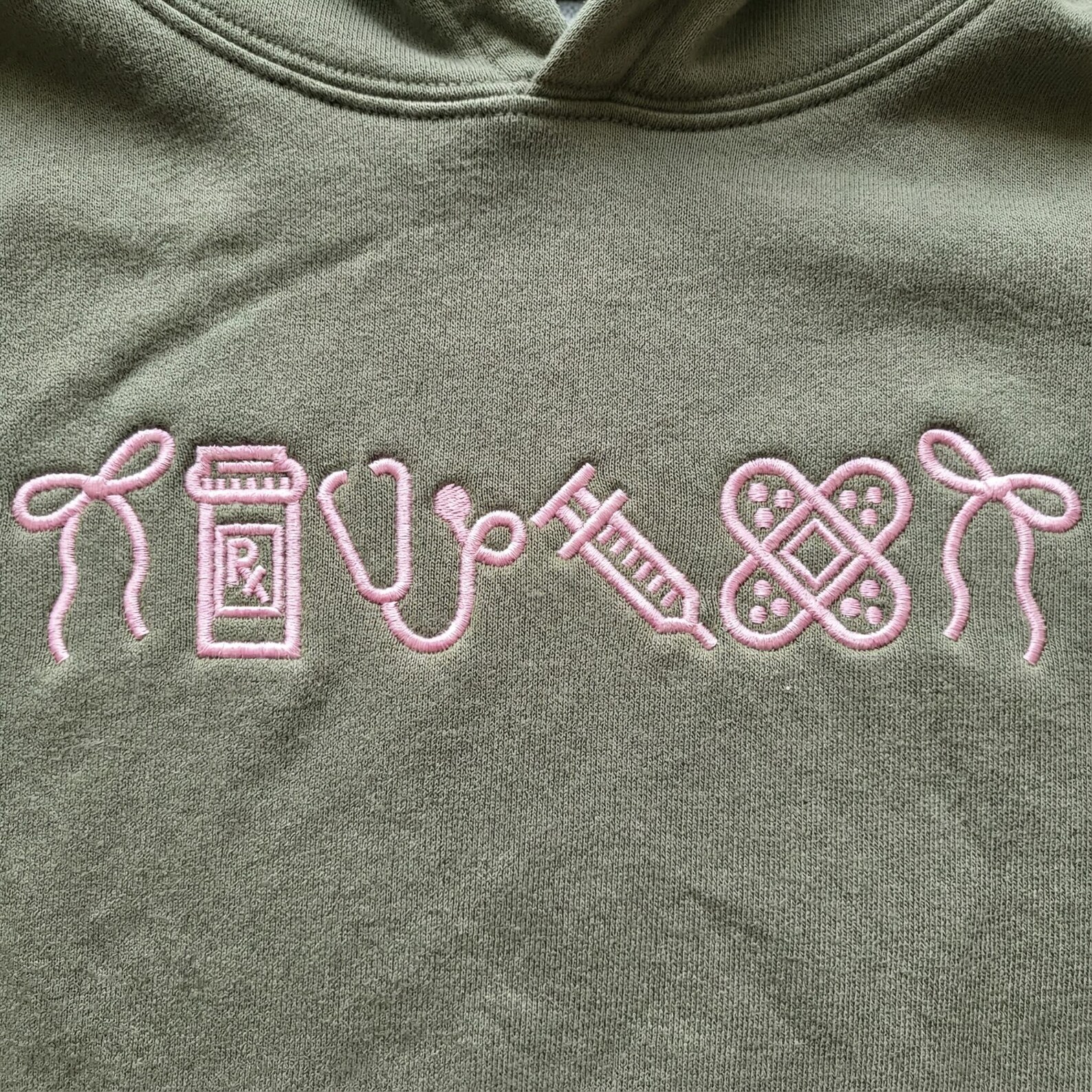 Nurse Icons Embroidery Design | Nurse Line Border Machine Embroidery ...