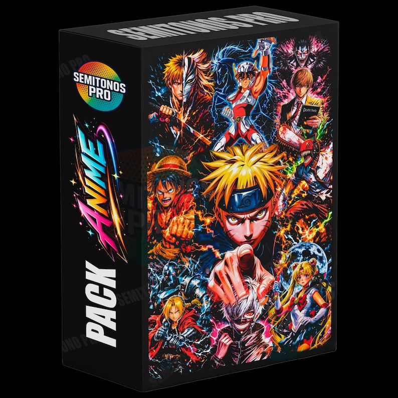 Anime Pack +120 PNG DTF Halftone Designs - "halftones Pro" - Etsy